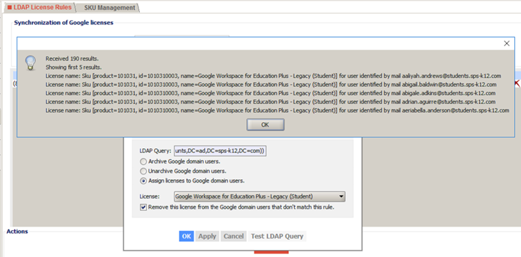 Automated Google Licensing