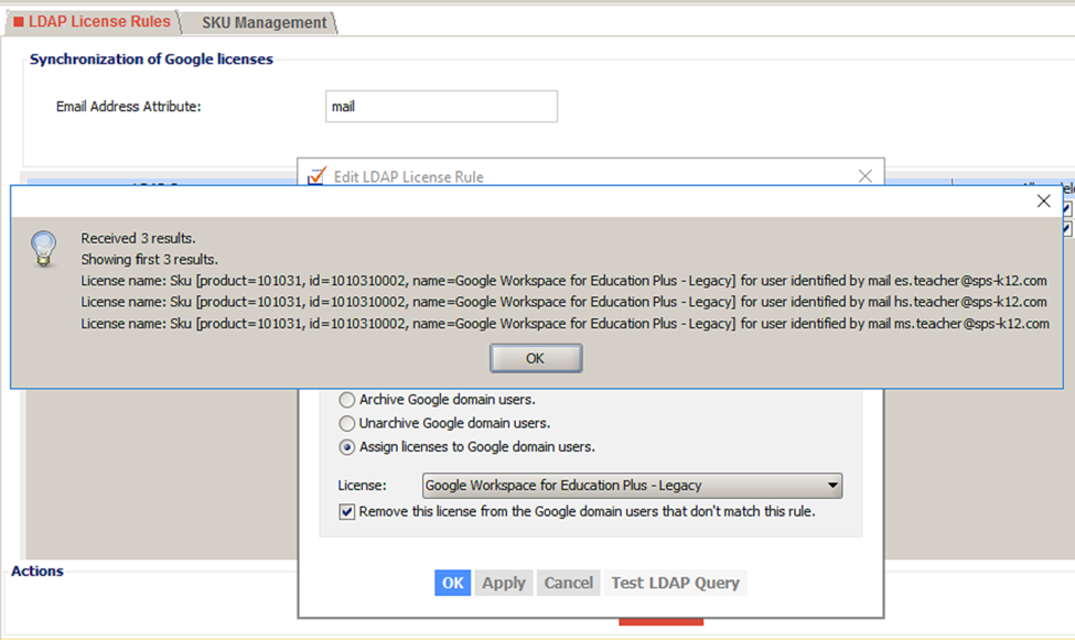 Automated Google Licensing
